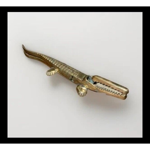 Unbranded | Kitchen | Vintage Solid Brass Alligator Crocodile Nut ...